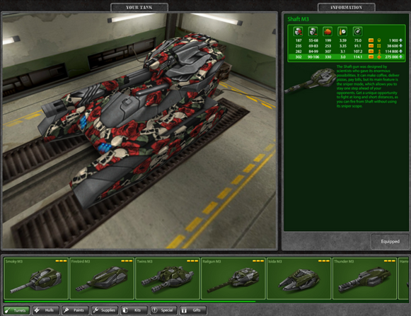 Garage - ProTanki Online Wiki